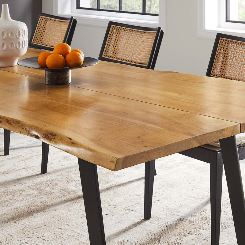Modway Viggo 60" Live Edge Acacia Wood Dining Table "& Reviews" | Wayfair